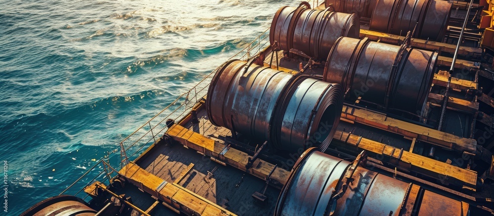 Stowage of hot rolled steel coils inside ship s cargo hold lashing ...