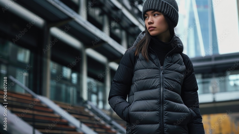 Add some edge to your winter wardrobe with an alpine down jacket ...