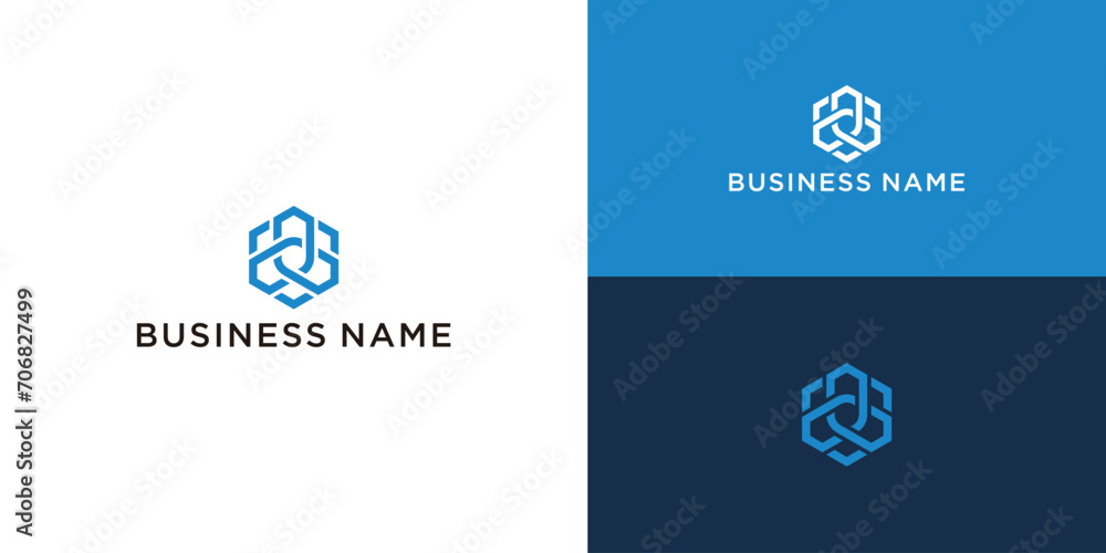 Modern data bank logo design Stock Vector | Adobe Stock