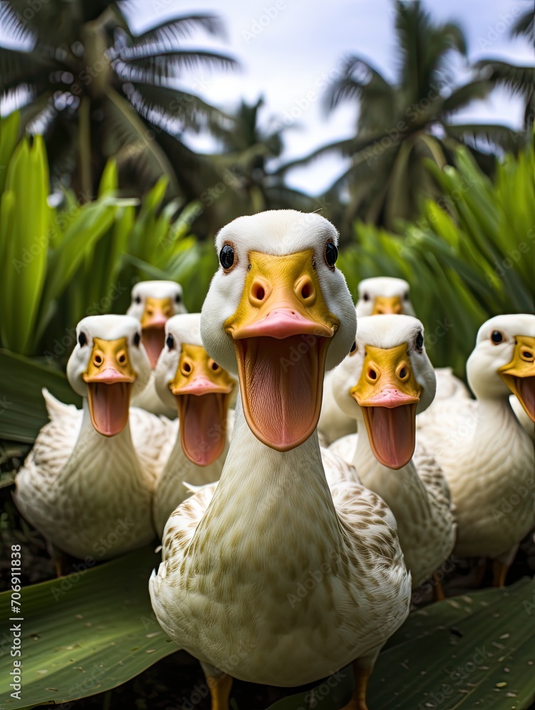 Bali Duck Farm: Captivating Nature of Indonesia's Farm Animals Stock ...