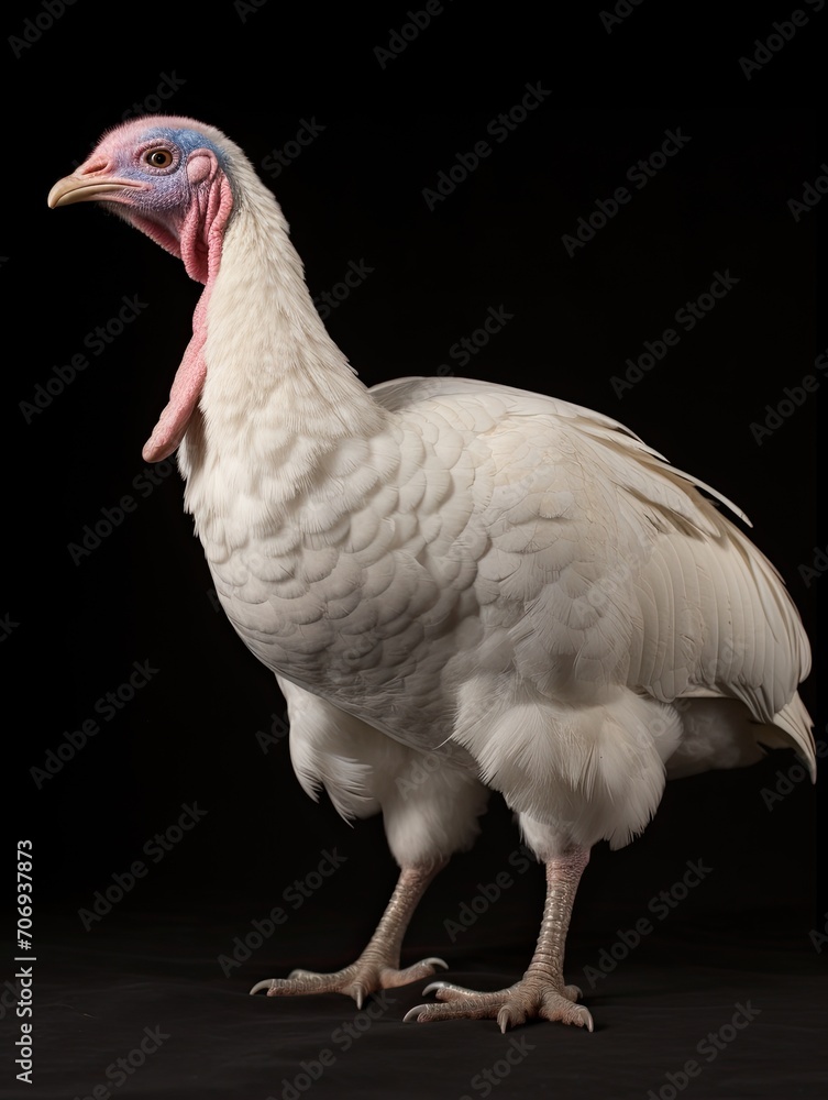 Midget White Turkey: Small-size Farm Feathered Beauties in the ...