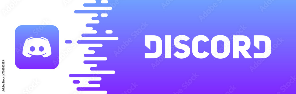 Social media Discord logo. Editorial social network Discord logotype ...