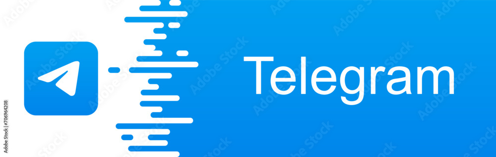 Social media Telegram logo. Editorial social network Telegram logotype ...