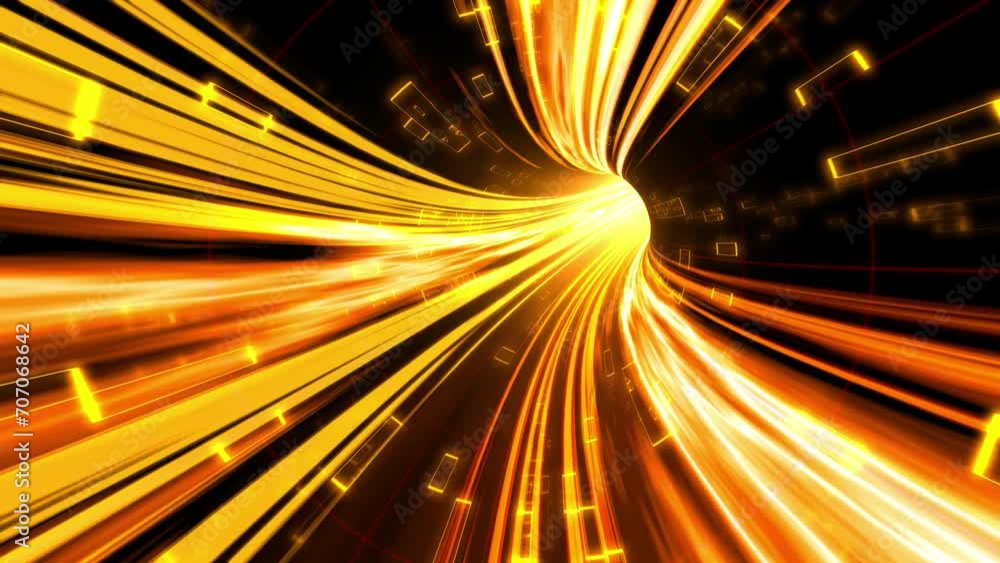 Vidéo Stock Light Energy Transfer Background. Light Energy Transfer ...