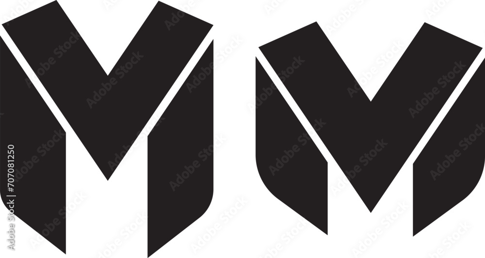 modern letter M logo icon vector design Stock Vector | Adobe Stock
