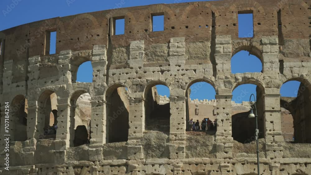 Rome, Italy. Colosseum or Coliseum in Rome, Italy. Famous ancient Roman ...