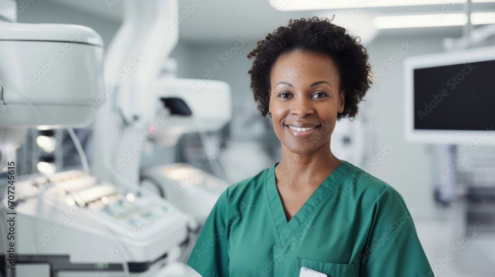 Radiologic technologist positioning patient creating a comfortable ...