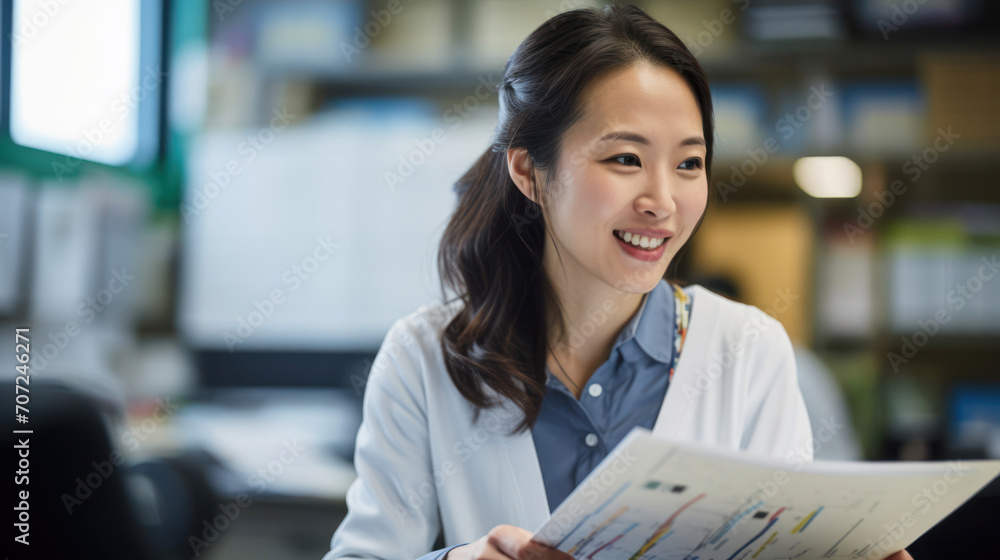 Educational researcher in lab committed to evidence-based teaching ...