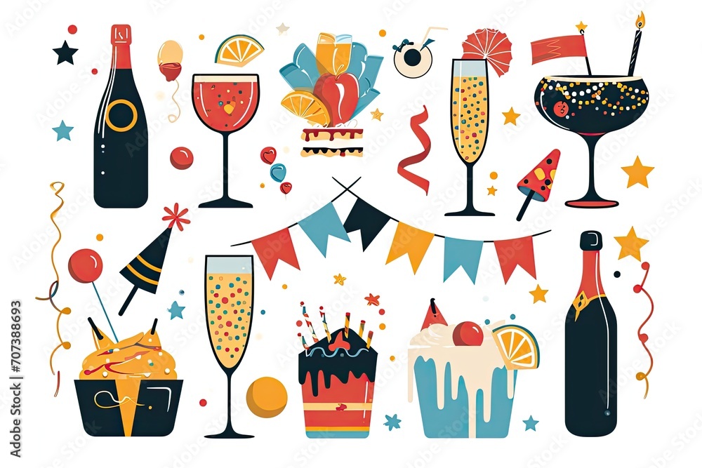 Quench your thirst with a vibrant array of refreshing soft drinks ...