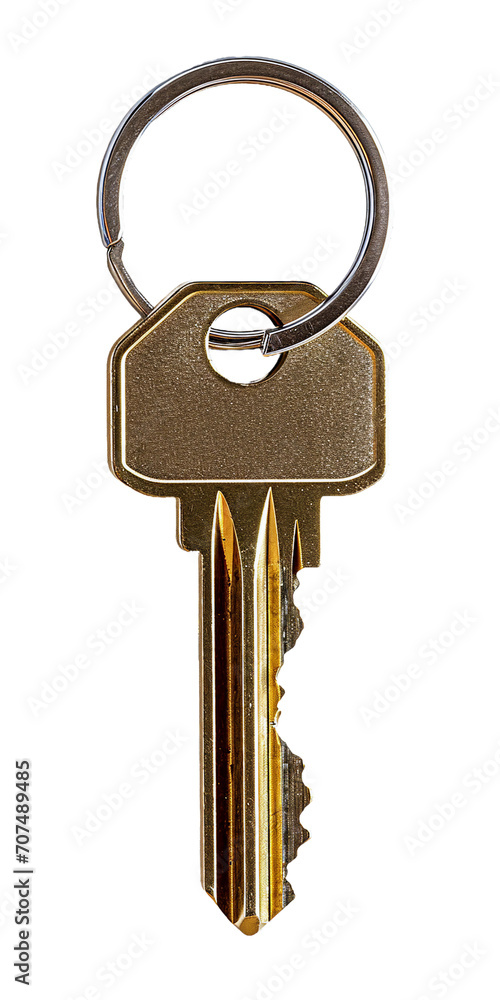 Keychain, top view, transparent background, isolated image, generative ...