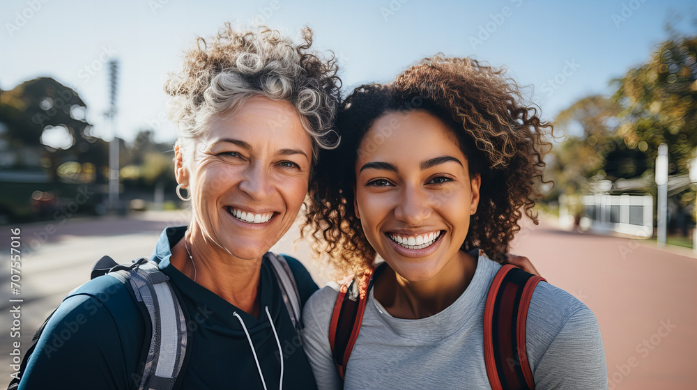 Happy women group for International Women Day, confident woman ...