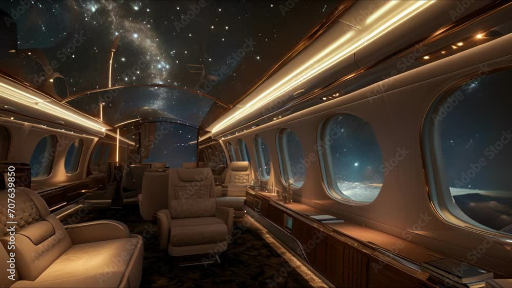 Stockvideon Take in the quiet beauty of the night sky through the ...