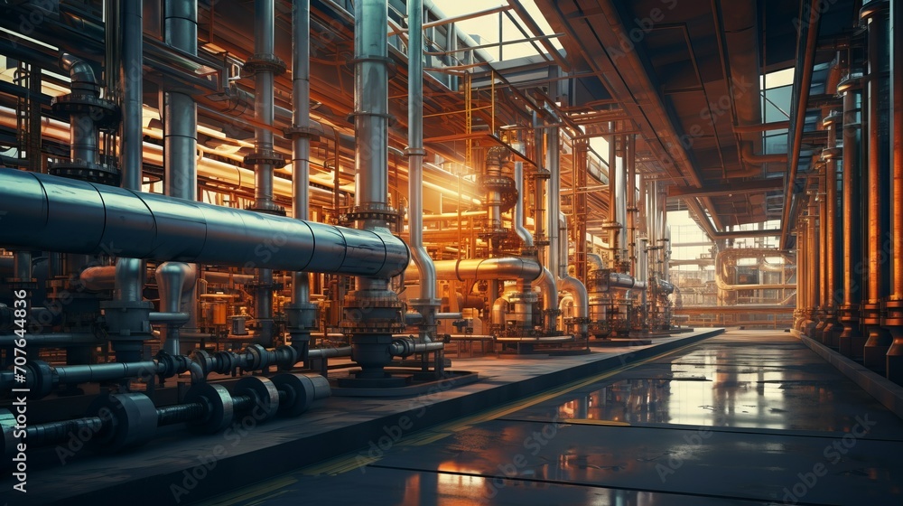 A factory for the production of missiles, tanks and modern military ...