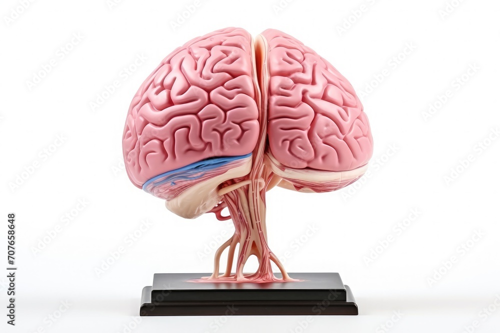 3D Brain Vector Icon Mind illustrate neuron connections crucial in ...