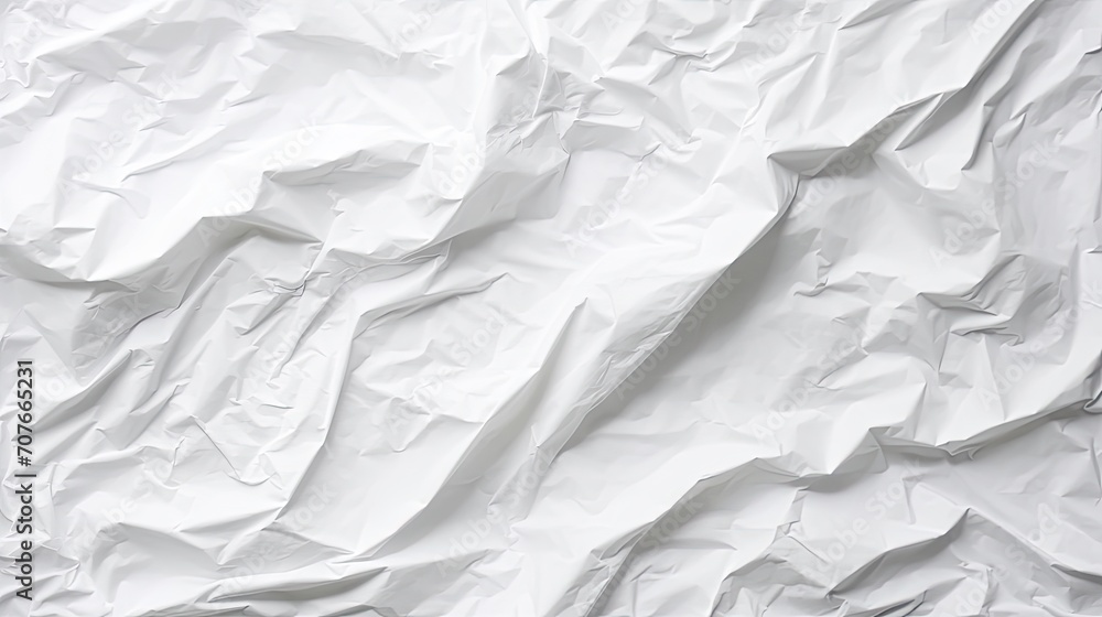 white background with a wrinkled texture , White Crumpled Paper Texture ...