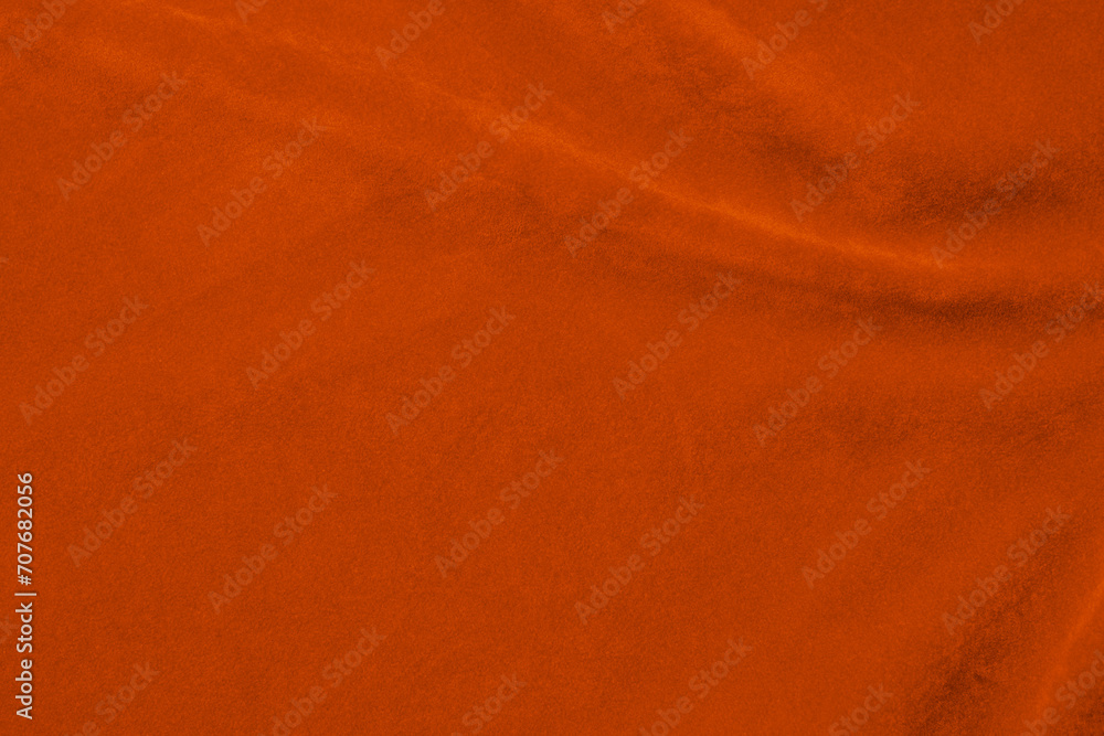 light orange velvet fabric texture used as background. silk color ...