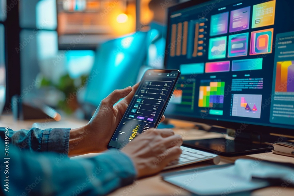 Stockfoto med beskrivningen Mobile app user interface design software ...