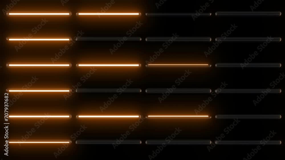 This stock motion graphic video of 4K Colored Neon Lights Pattern with ...