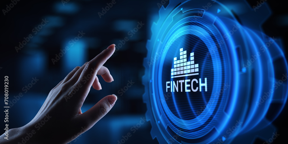 Fintech Financial technology Cryptocurrency investment and digital ...