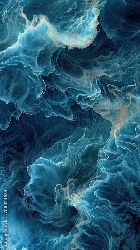 Wave Dynamics. İntricate patterns that mimic the natural flow of water ...