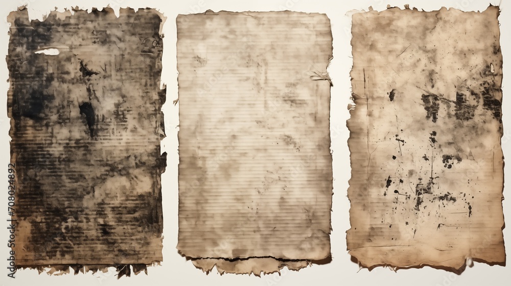 Paper note frame with copy space for text, Realistic texture overlay ...