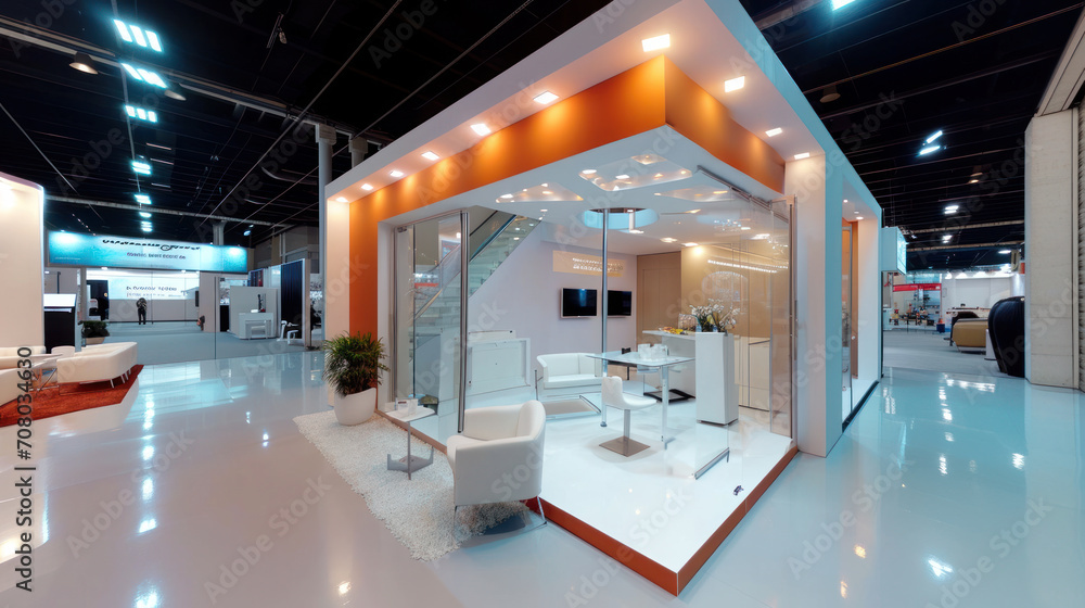 Building, montage, 3d project, installation trade show exhibition stand ...
