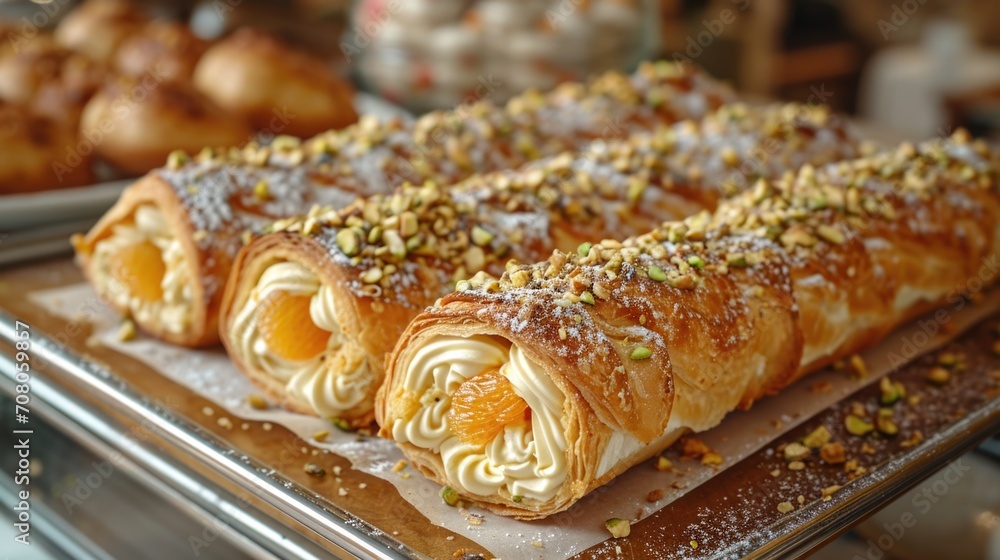 Sicilian Cannoli Display Unwind: Sicilian Cannoli with Ricotta ...