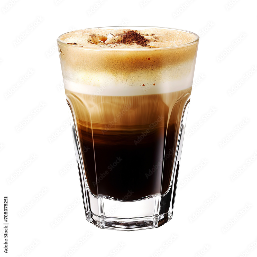 Cortado on transparent background. Generative AI. Stock Photo | Adobe Stock