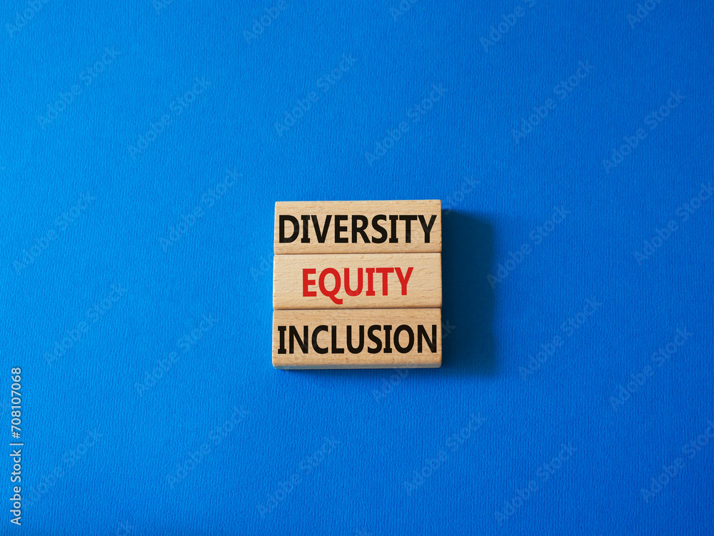 Diversity Equity Inclusion symbol. Concept words Diversity Equity ...