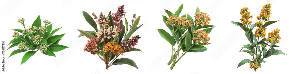 Asclepias Flower Pile Of Heap Of Piled Up Together Hyperrealistic ...