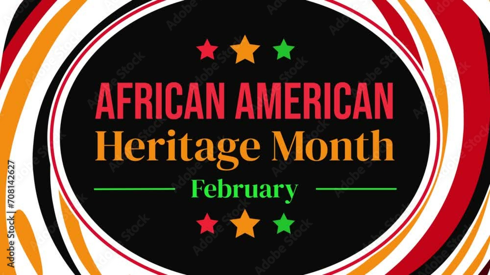 African American Heritage Month wallpaper 4K Animation with text and ...