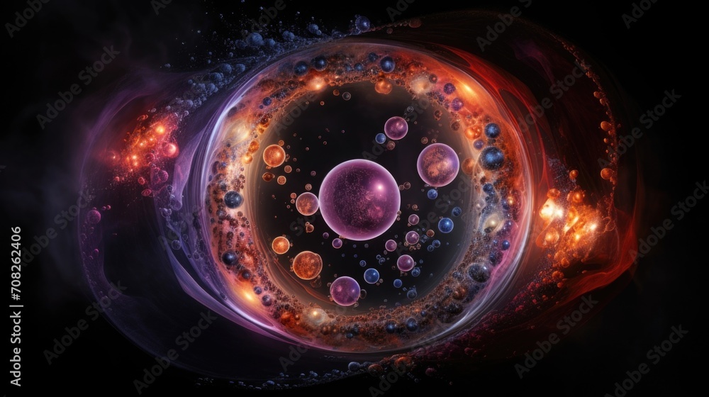 A powerful image capturing the symbolic journey from conception to a ...