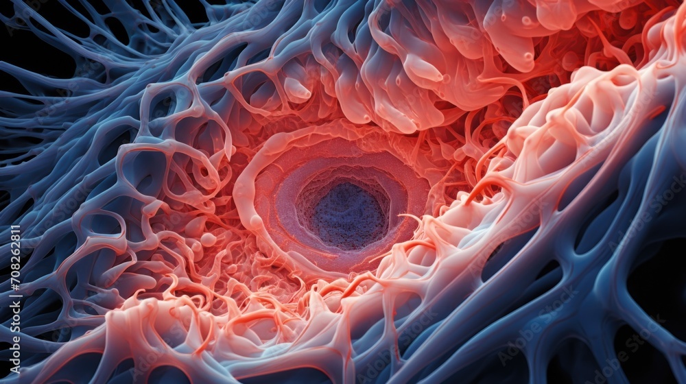 A Closeup Image Of A Developing Embryo Shows The Intricate Folding And Bending As The Cells