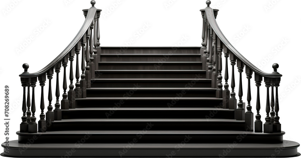 Stairs isolated on transparent background. PNG Stock Illustration ...