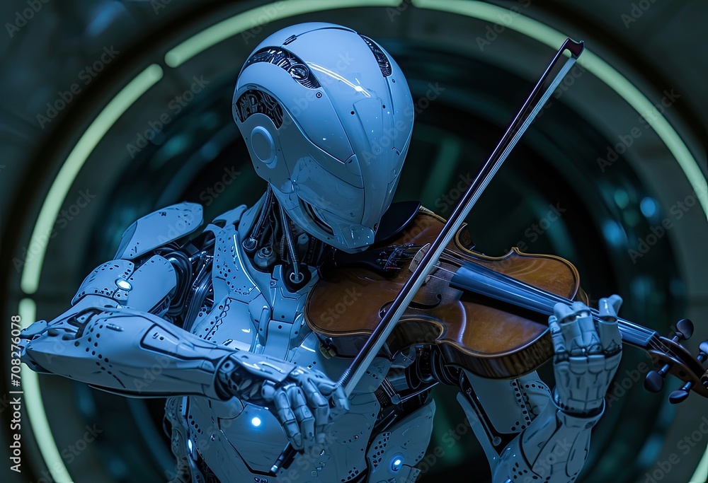 Harmony in Metal: Futuristic Precision as AI Conductor, the evolving ...