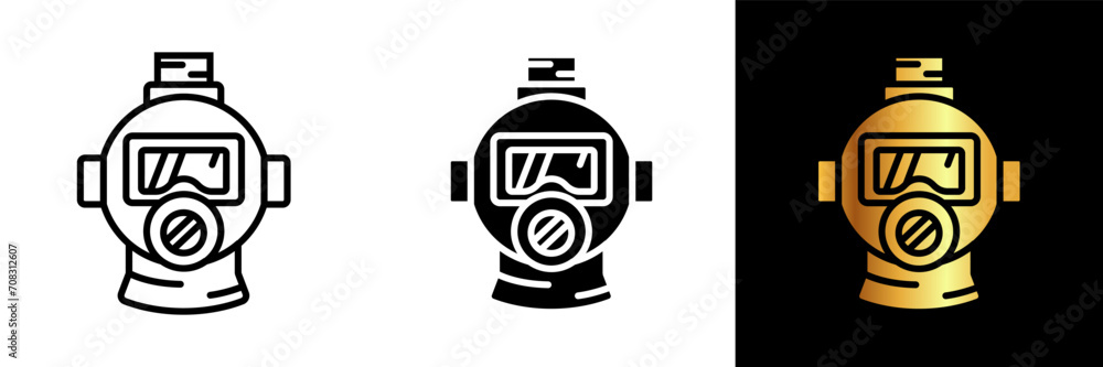 Explore the mysteries of the underwater world with this diving helmet ...