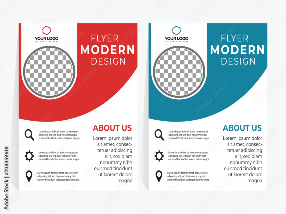 Corporate template Flyer design. advertising design. Flayer layout with ...