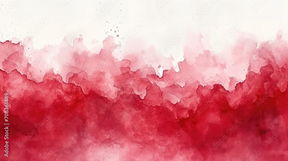 red watercolor background, abstract red Watercolour painting soft ...