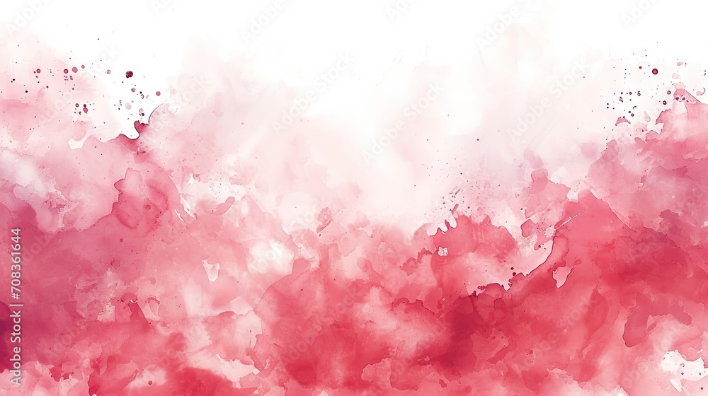 red watercolor background, abstract red Watercolour painting soft ...