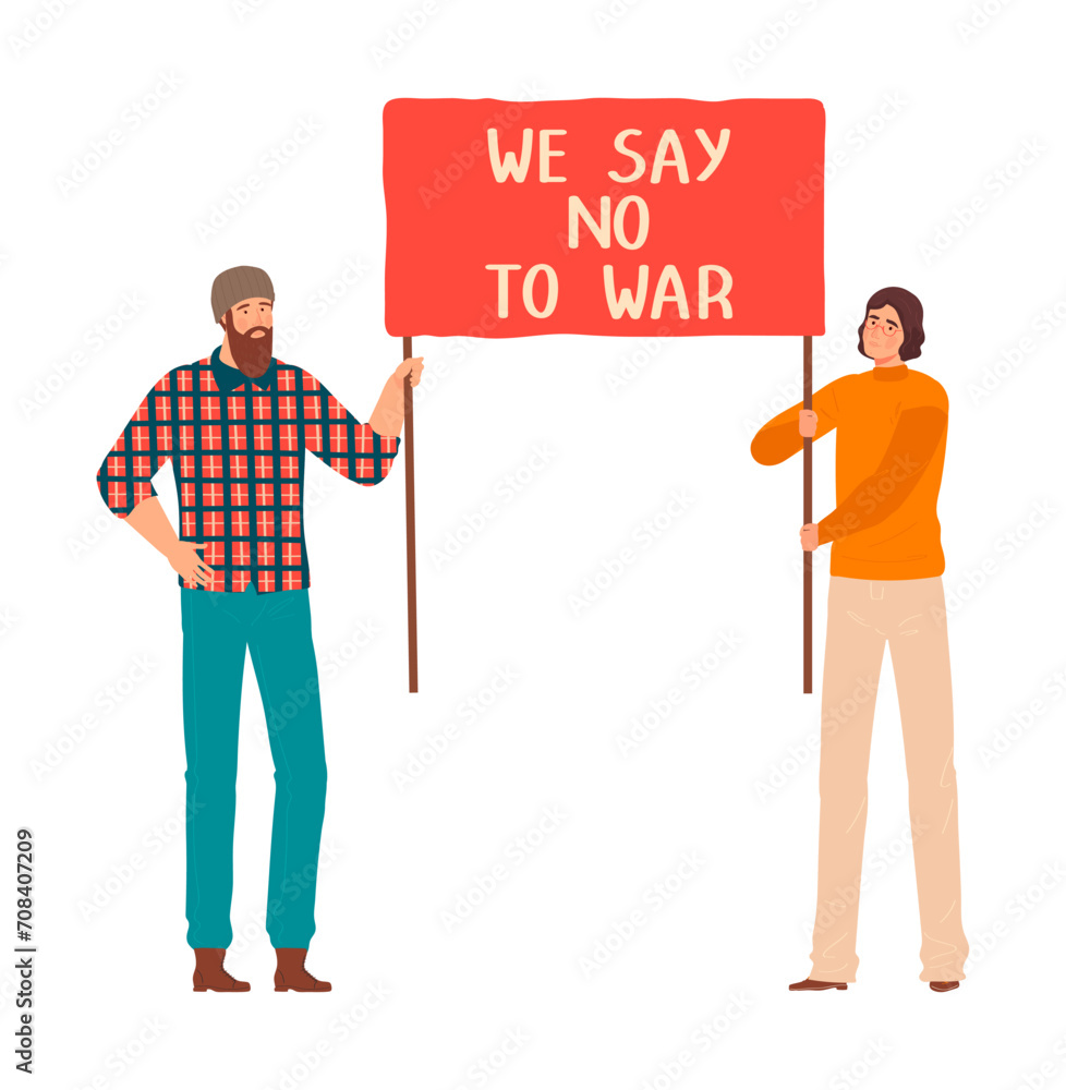 Protest people against discrimination All Lives Meter, set of cartoon ...