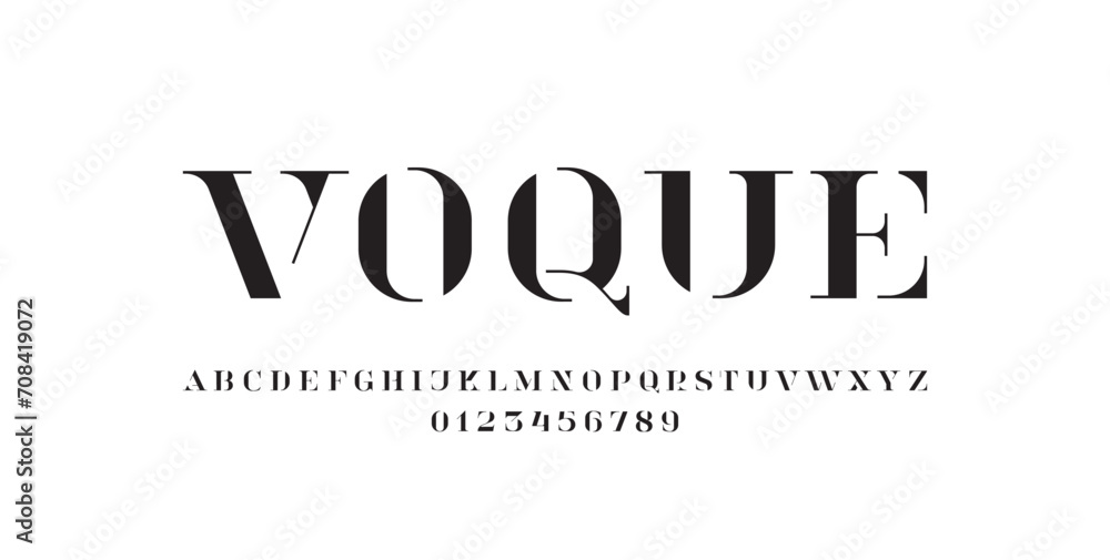 Beautiful elegant alphabet serif decorative font, classic lettering ...
