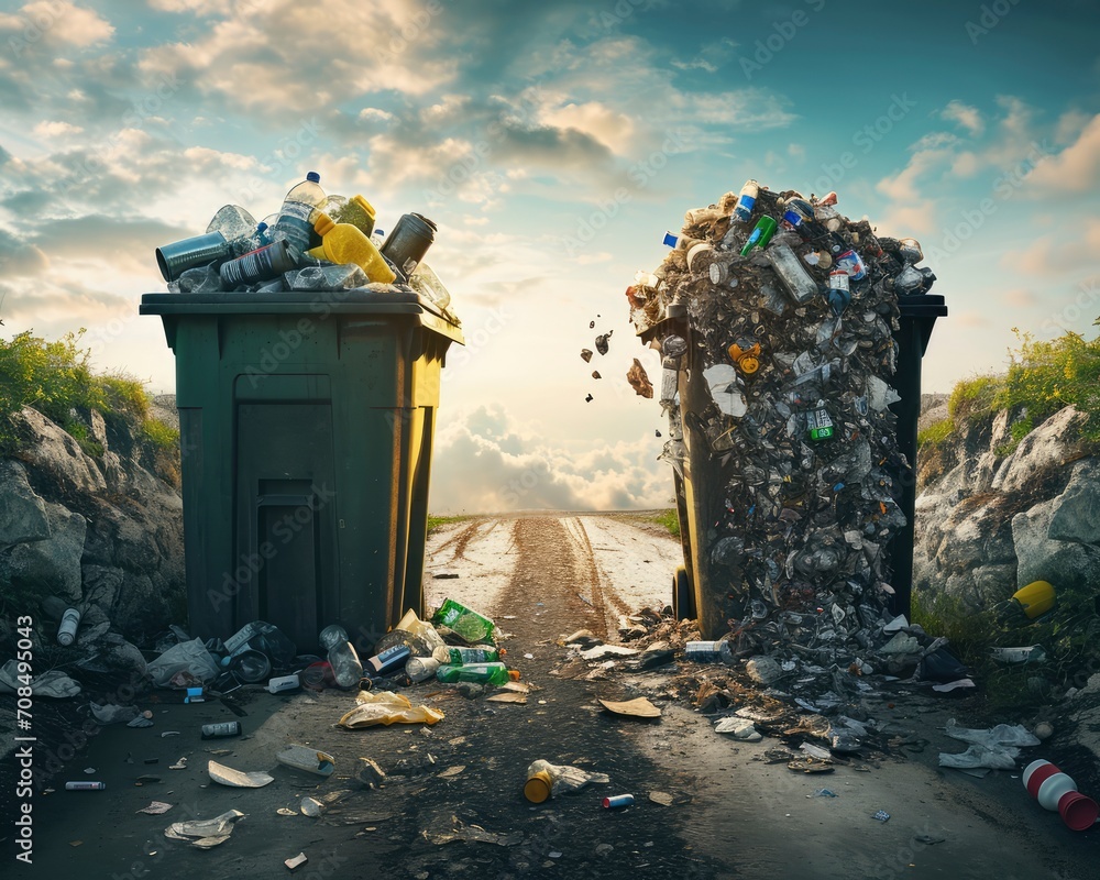Environmentally Beneficial Concept for Waste Collection, Dual Halves ...