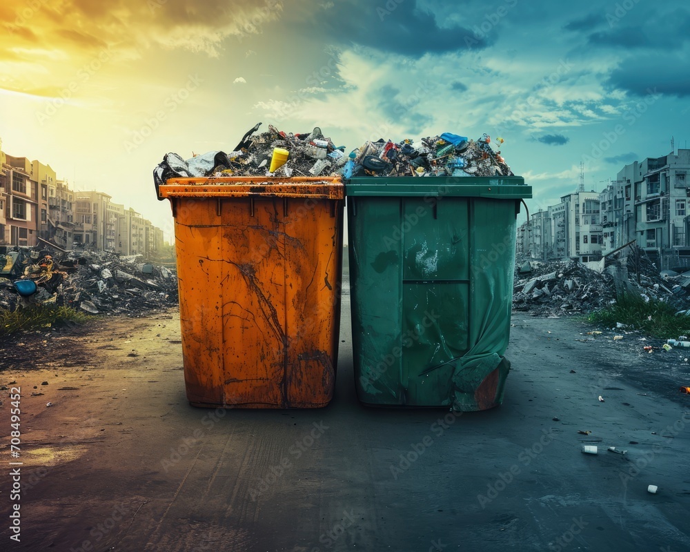 Environmentally Beneficial Concept for Waste Collection, Dual Halves ...
