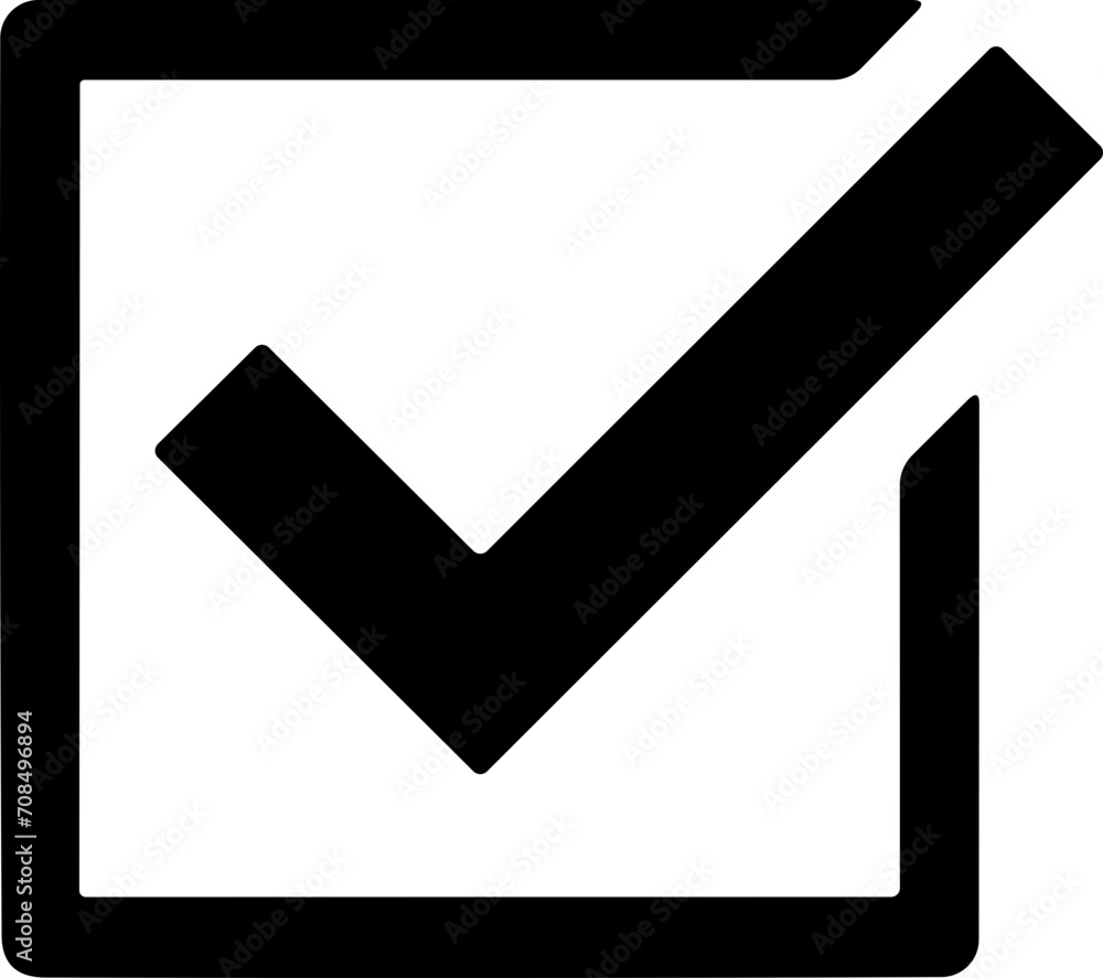 Vetor do Stock: Check mark icon. Tick mark symbol. Simple check mark ...