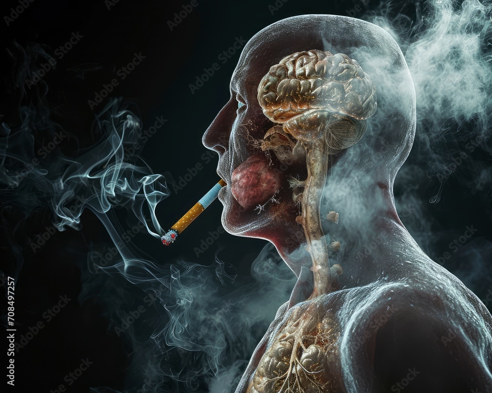 Powerful Representation of Smoking's Detrimental Impact, Creating ...