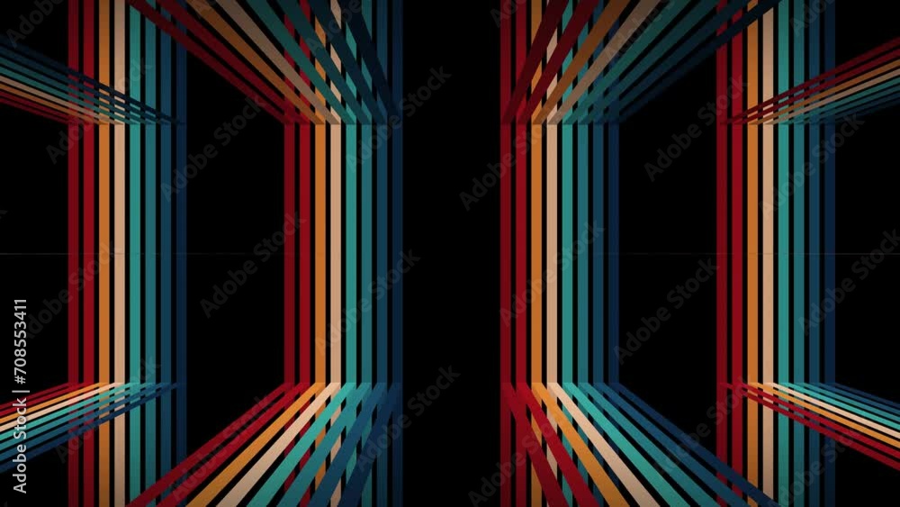 Vintage Striped Backgrounds, Loop Samples, Retro Colors from the 1970s ...