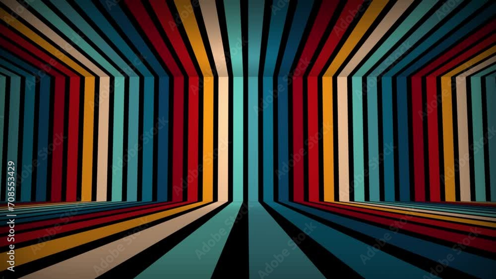 Vintage Striped Backgrounds, Loop Samples, Retro Colors from the 1970s ...