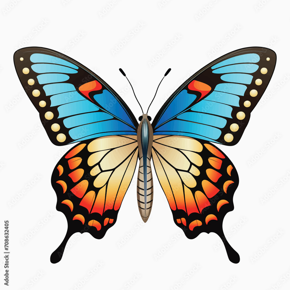 Butterfly collection green hairstreak blue butterfly vector butterfly ...