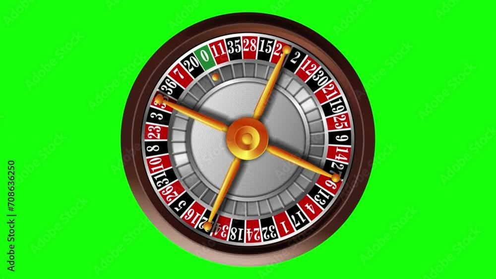 Wheel of Fortune on Green screen background. 4k video, Random Roulette ...