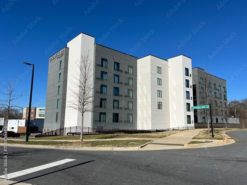 The Courtyard by Marriott in the Waverly shopping center in Charlotte ...